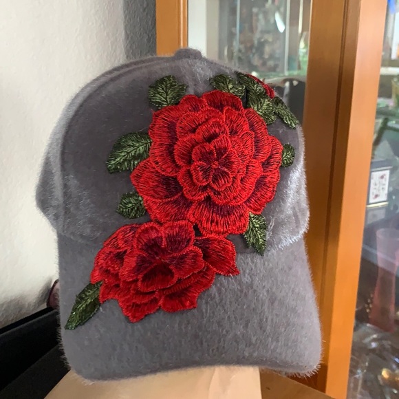 roses | Accessories | Red Roses Hat Adjustable | Poshmark